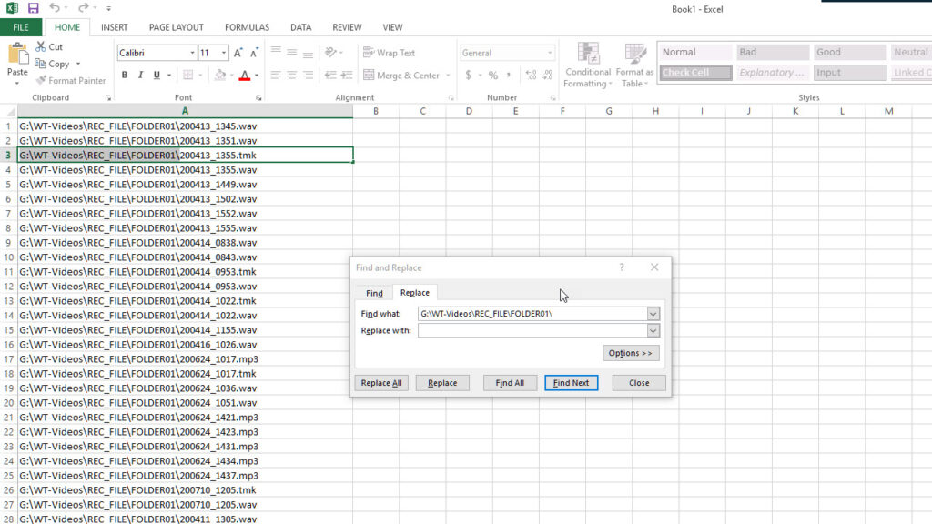 File Names Export To Excel 